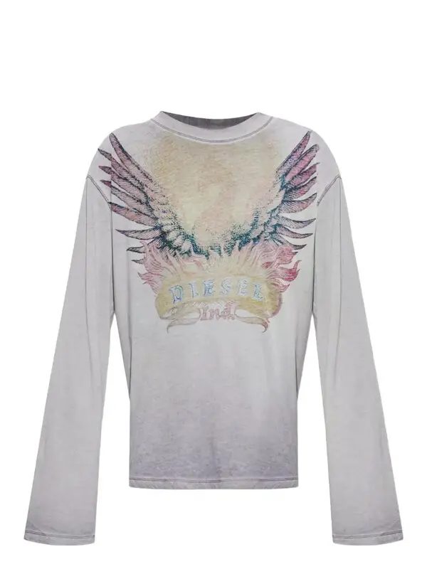 DIESEL® T-hilary-ls T-shirt - Purple