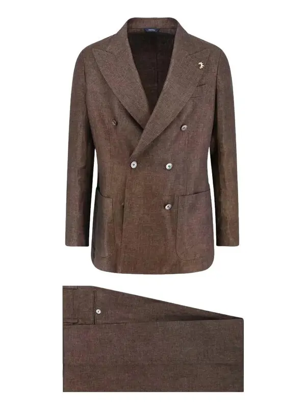 TOMBOLINI Zero Gravity Double-breasted Suit - Brown