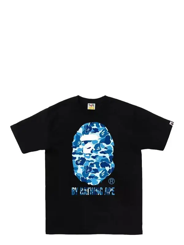 A BATHING APE Abc Camo Print T-shirt - Black