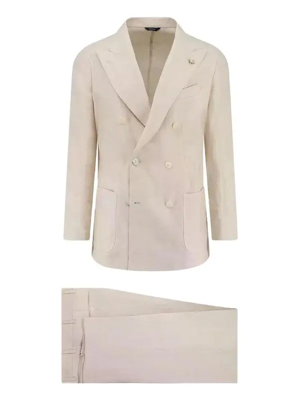 TOMBOLINI Zero Gravity Double-breasted Suit - Neutrals