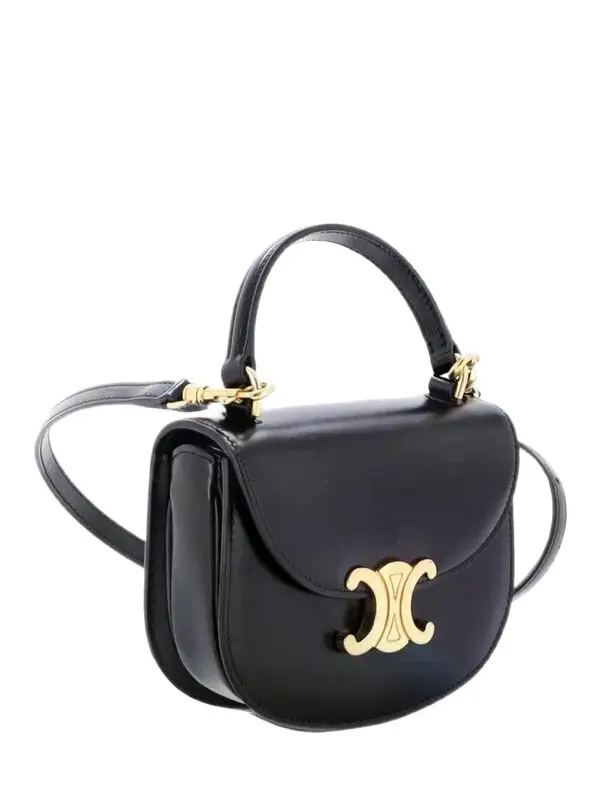 Celine Triomphe Besace Clea Mini Satchel - Black