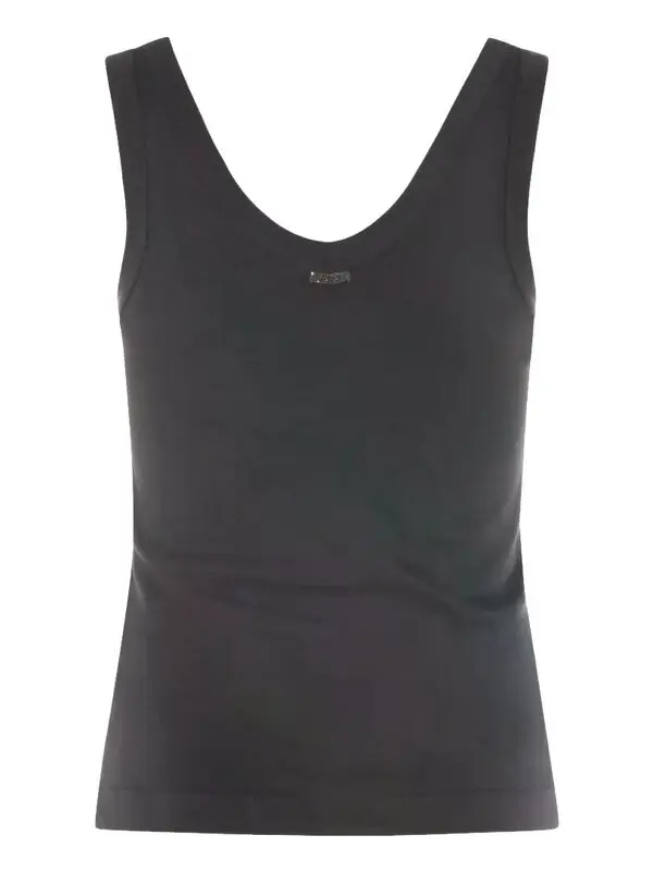 Brunello Cucinelli Ribbed-knit Tank Top - Grey