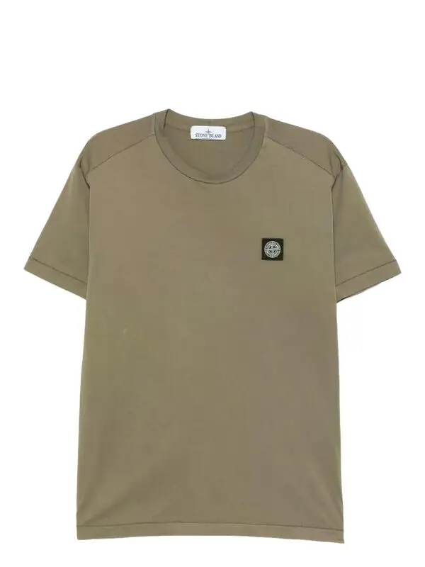 Stone Island Logo-patch T-shirt - Green