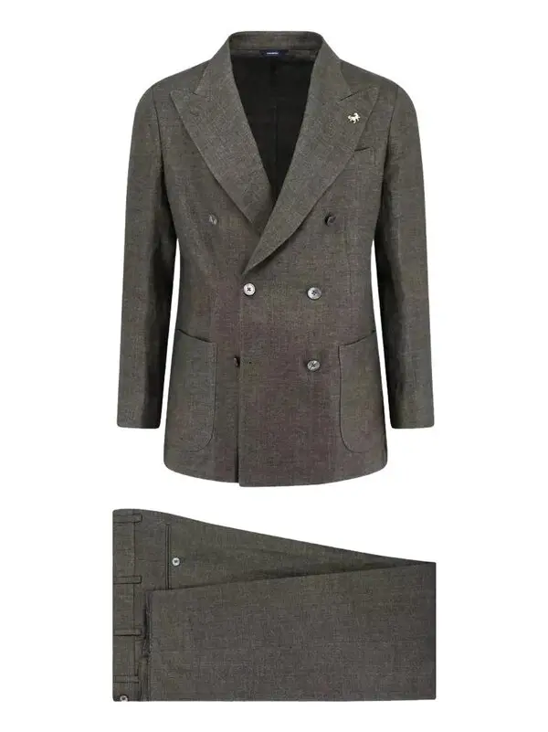 TOMBOLINI Zero Gravity Double-breasted Suit - Brown