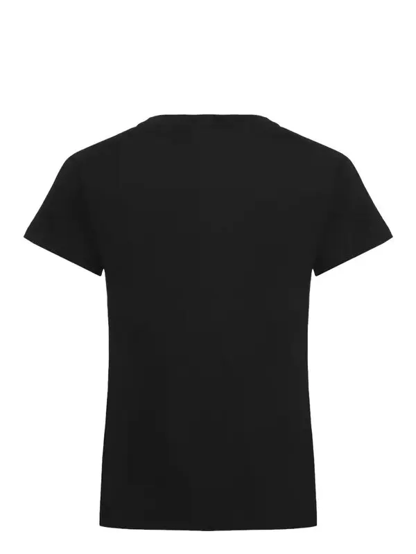 Liu Jo Rhinestone Embellished Crewneck T-shirt - Black
