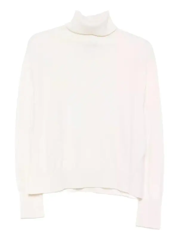 SEMICOUTURE Drop Shoulder Sweater - Neutrals