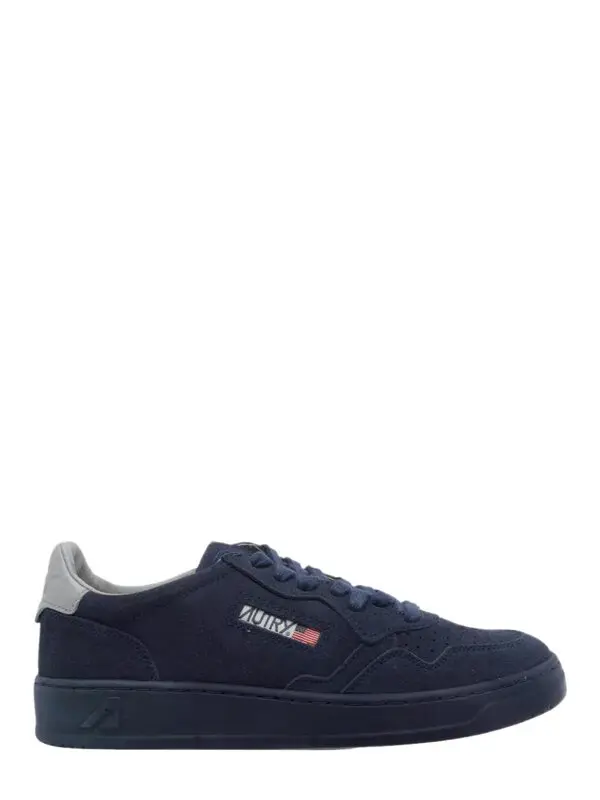 AUTRY Medalist Low Perforated Panel Sneakers - Blue