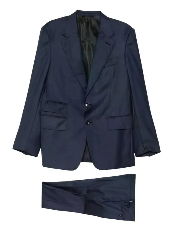 TOM FORD Shelton Grisaille Suit - Blue