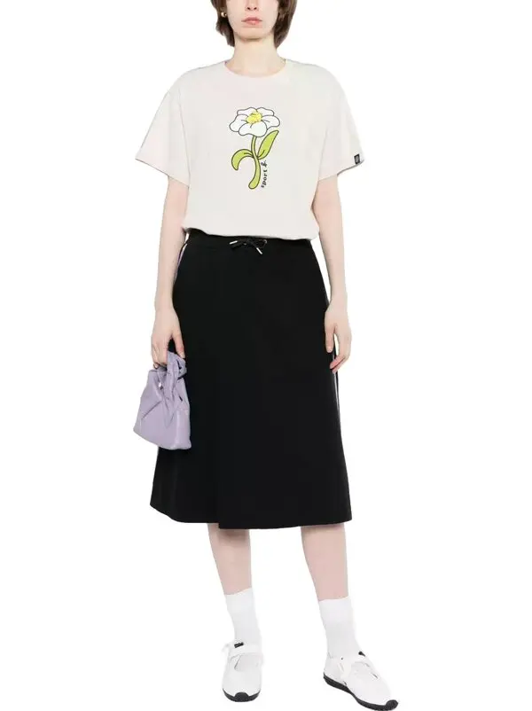 AGNES B. Wrap Track Skirt - Black
