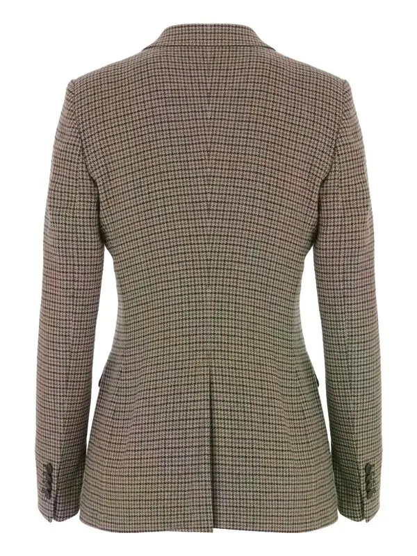 Tagliatore Parigi Houndstooth-pattern Blazer - Brown