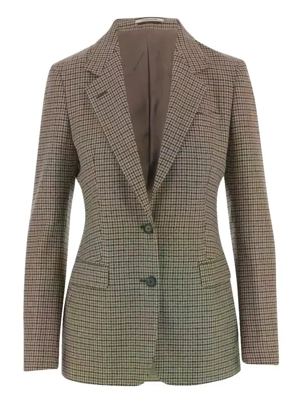 Tagliatore Houndstooth-pattern Blazer - Neutrals