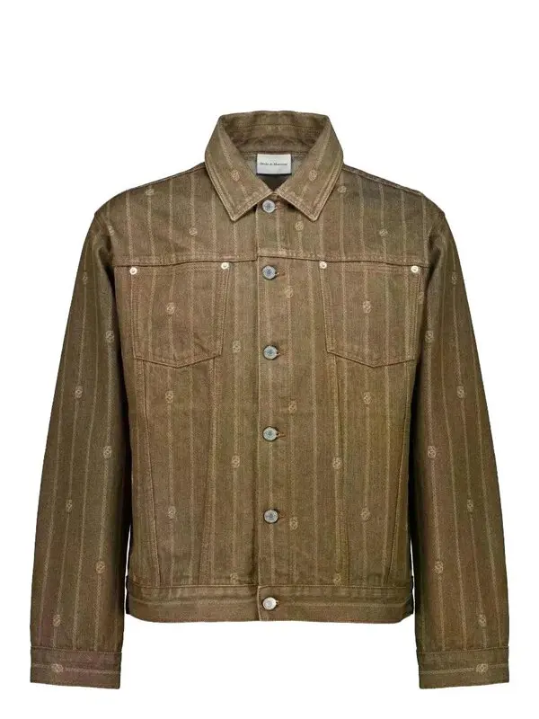 Drole De Monsieur Monogram-print Jacket - Brown