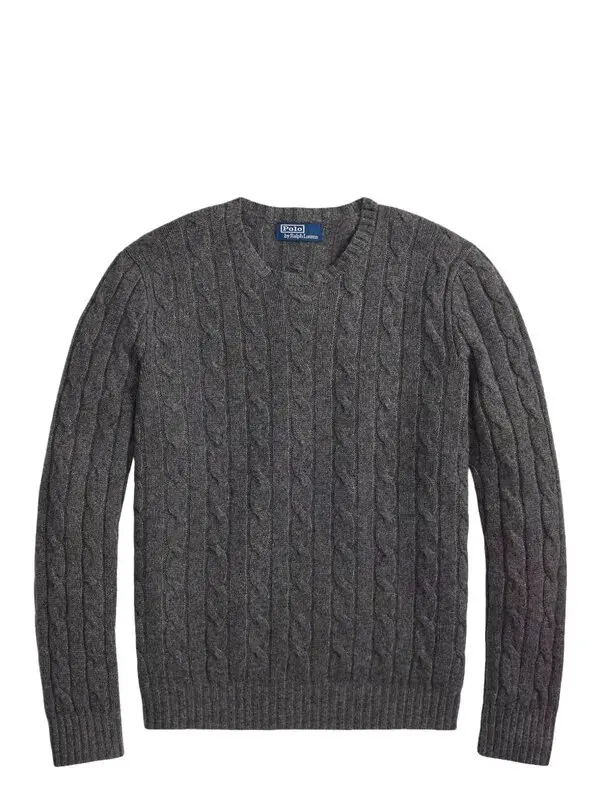 Polo Ralph Lauren The Iconic Cable-knit Sweater - Grey