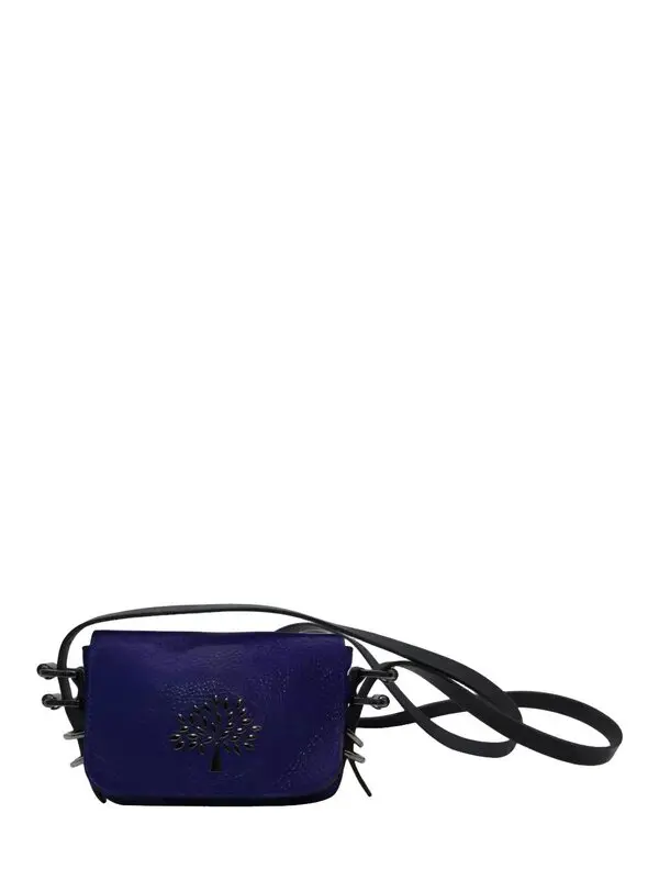 Mulberry Mila Mini Leather Crossbody Bag - Blue
