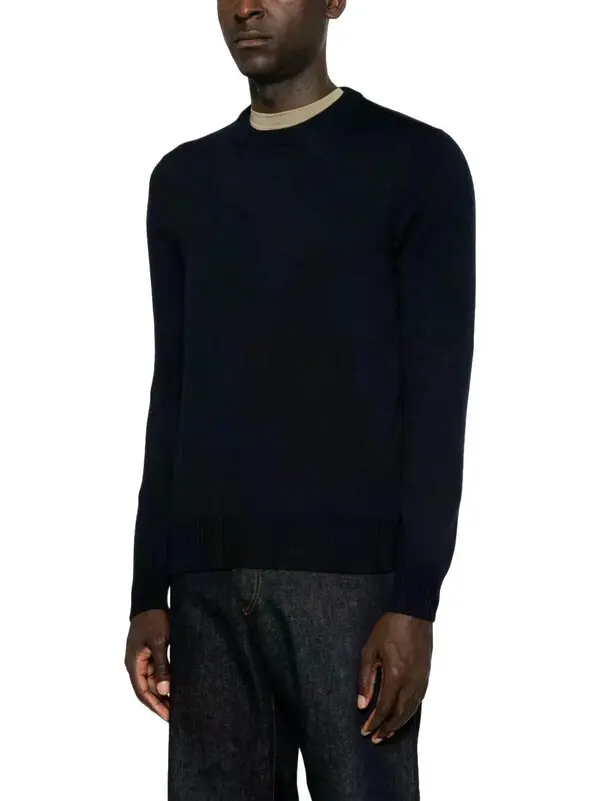 FILERIA Crew-neck Sweater - Blue