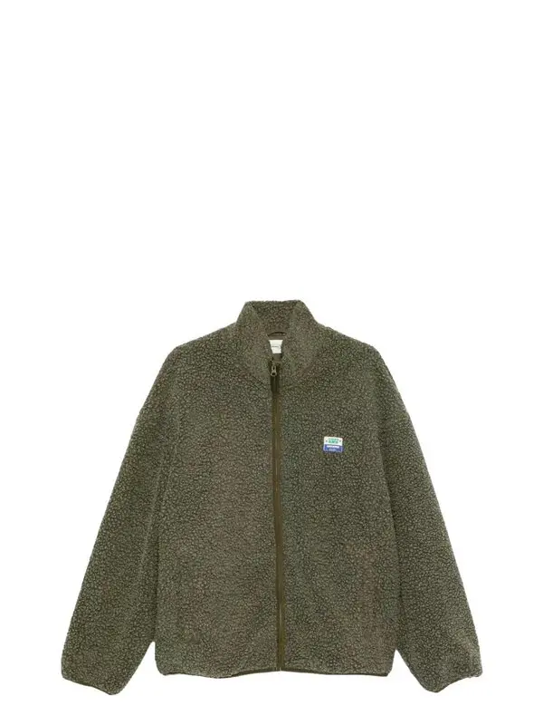 American Vintage Hoktown Logo-patch Sweatshirt - Green