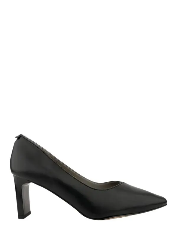 LINDA BAUMANN Pointed-toe Block-heel Pumps - Black