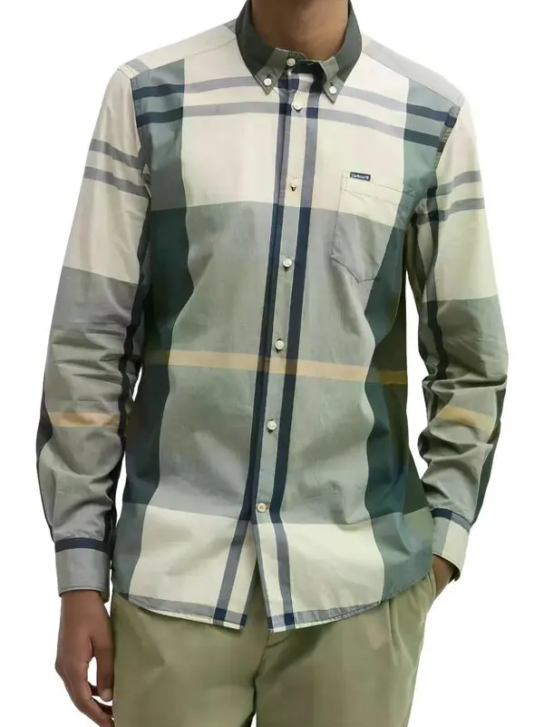 Barbour Harris Tailored Long-sleeved Shirt - Neutrals