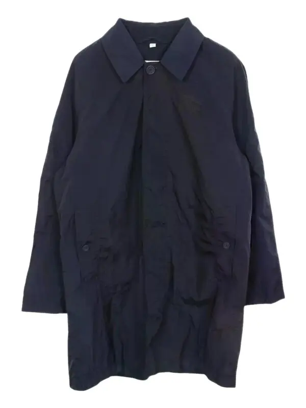 Burberry 2010s Single-breasted Coat - Blue