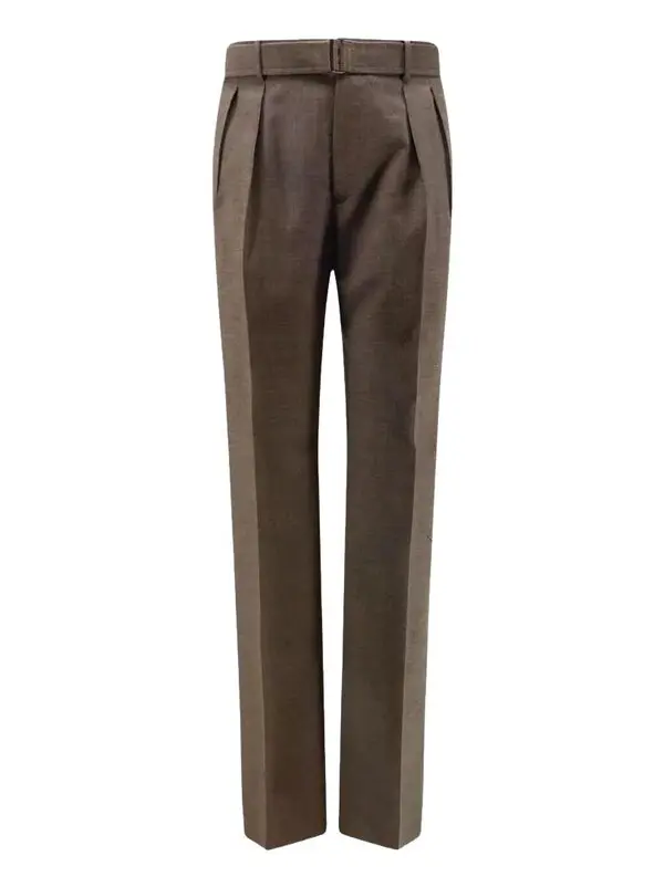 Tagliatore Neville Double-pleat Tailored Trousers - Brown