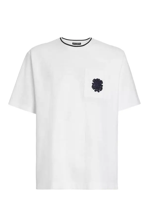 Dolce & Gabbana T-shirt With Patch - White