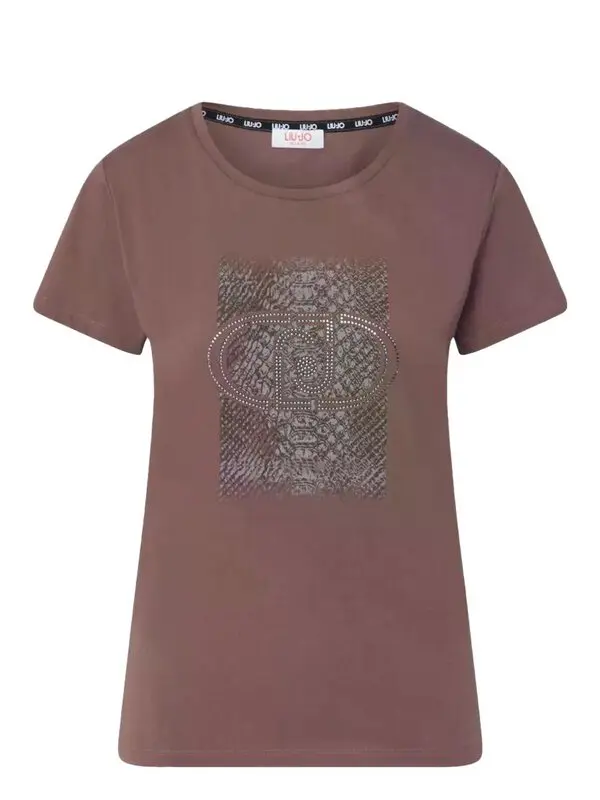 Liu Jo Logo T-shirt - Brown