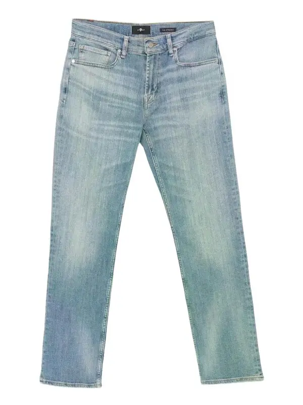 7 For All Mankind Straight-leg Jeans - Blue