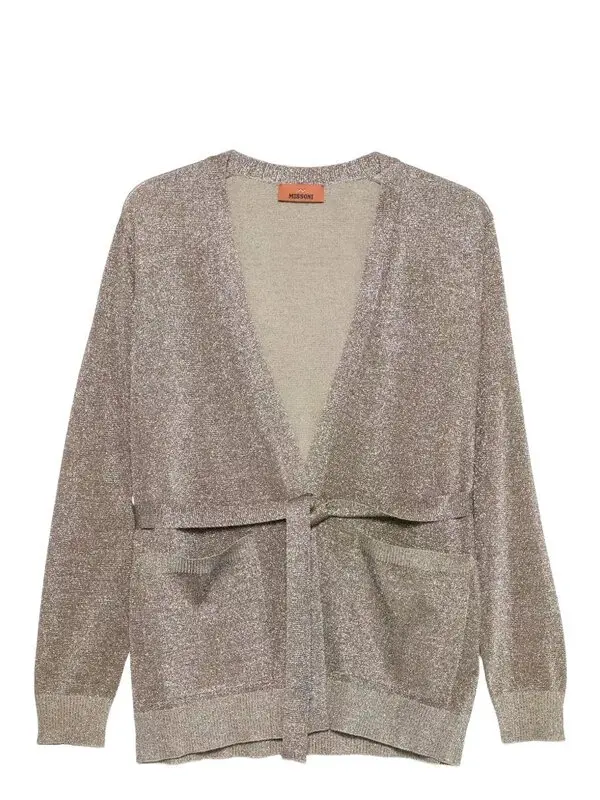 Missoni Belted V-neck Cardigan - Neutrals