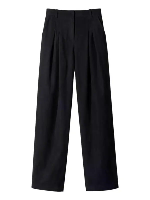 IRO PARIS Pleated Wide-leg Trousers - Black