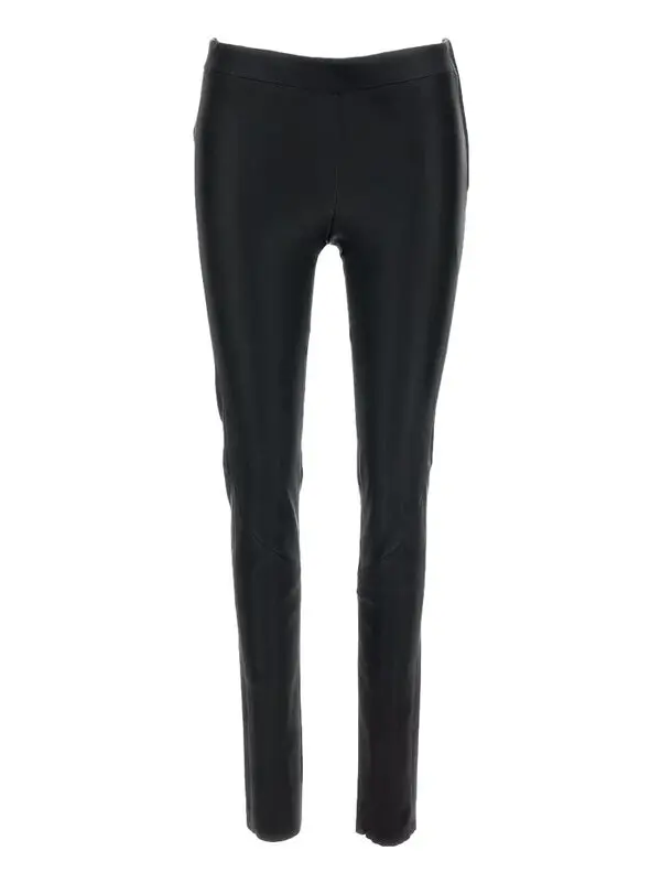 ARMA Leather Skinny Trousers - Black