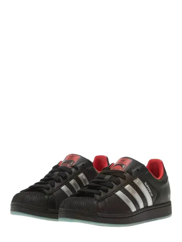Adidas X Coca-cola Superstar Ii "lace Up" Sneakers - Black