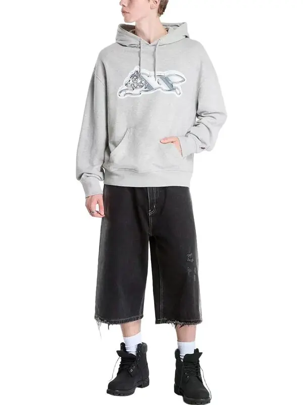 BILLIONAIRE BOYS CLUB - ICE CREAM Running Dog Cotton Hoodie - Grey
