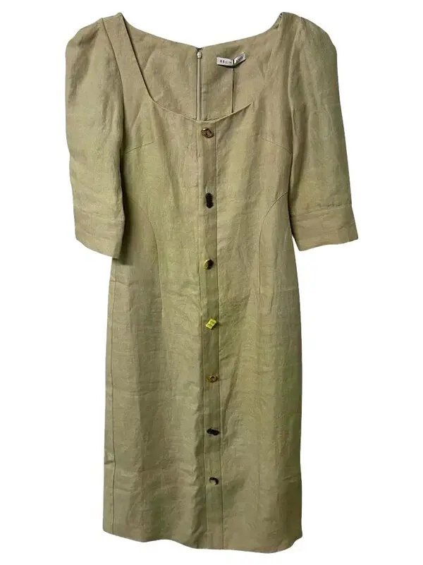 REJINA PYO Leonie Button-up Dress - Green