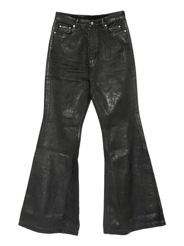 Rick Owens Bolan Flared Jeans - Black