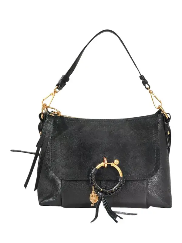See By Chloé Joan Hobo Leather Shoulder Bag - Black