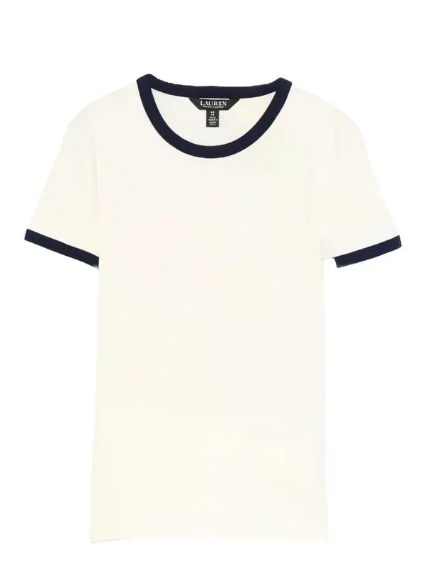 Ralph Lauren Contrast Trim T-shirt - Neutrals