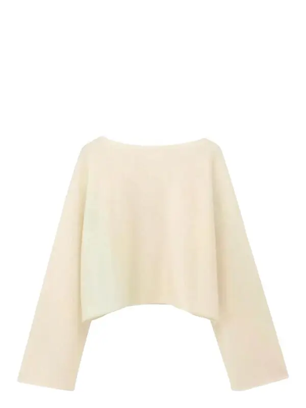 TAIGA TAKAHASHI Cashmere Bateau Neck Sweater - Neutrals