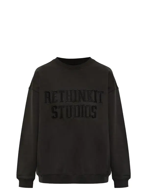 RETHINKIT STUDIOS Logo Embroidered Sweatshirt - Black