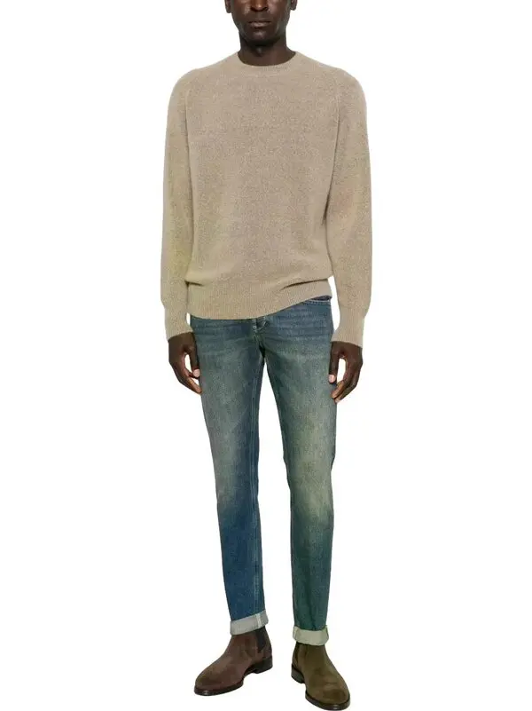 DONDUP Slim-fit Faded Jeans - Blue
