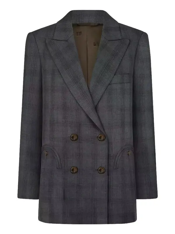 BLAZÉ MILANO Bravado Everyday Double-breasted Blazer - Grey