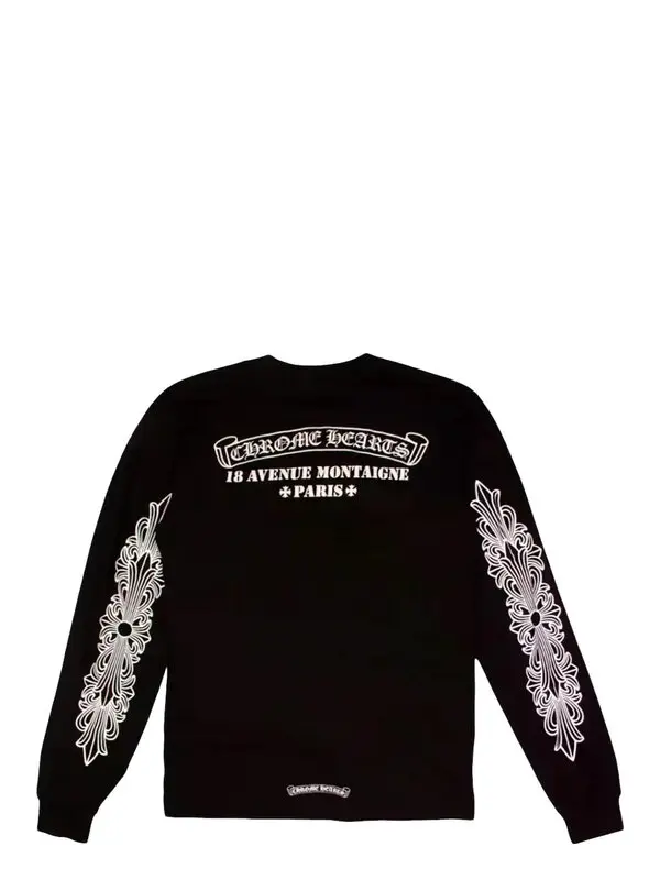 Chrome Hearts Paris Exclusive Long-sleeve T-shirt - Black