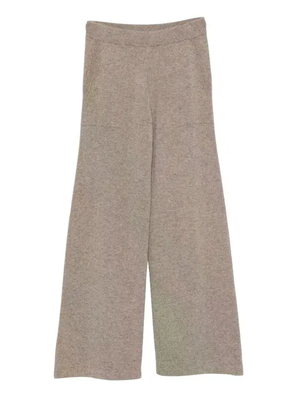 Eric Bompard Cashmere Wide-leg Palazzo Pants - Neutrals