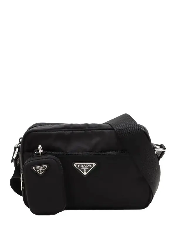 Prada 2013-2026 Tessuto Camera Bag Crossbody Bag - Black