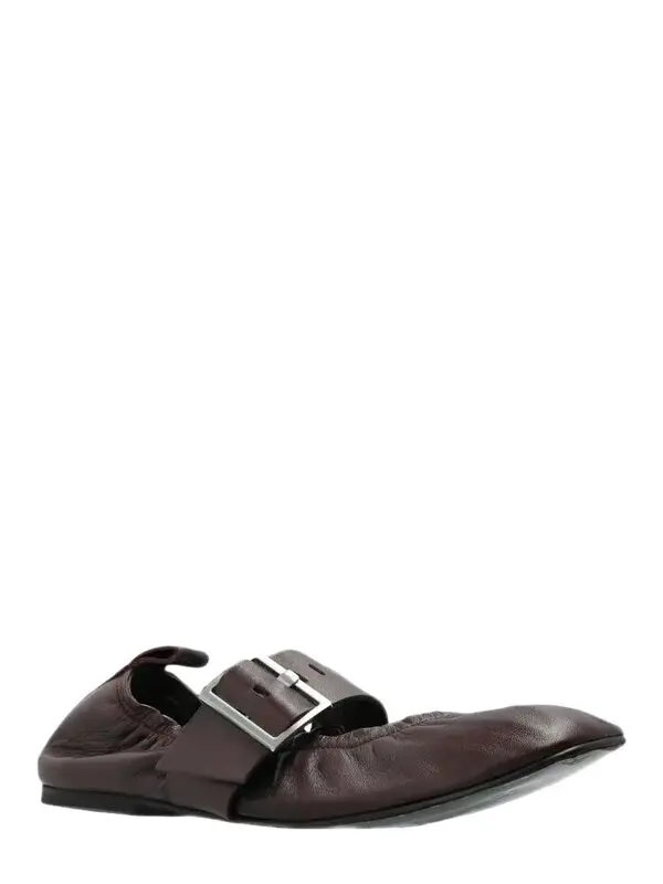 ALOHAS Sarea Buckle-strap Ballet Flats - Red