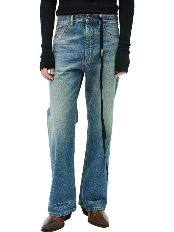 ANN DEMEULEMEESTER Alarik Flared Jeans - Blue