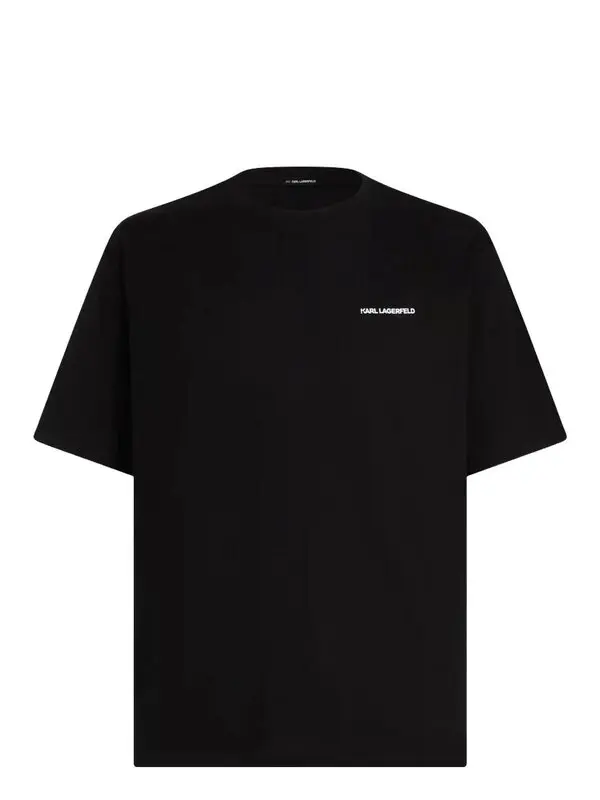 Karl Lagerfeld Rue St-guillaume Relaxed T-shirt - Black
