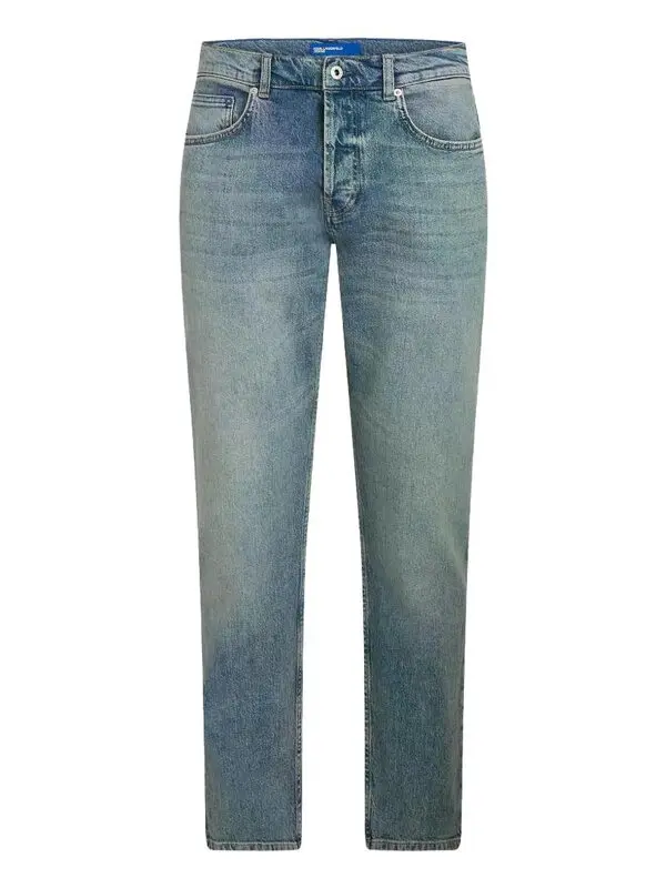 Karl Lagerfeld Tapered Fit Denim - Blue