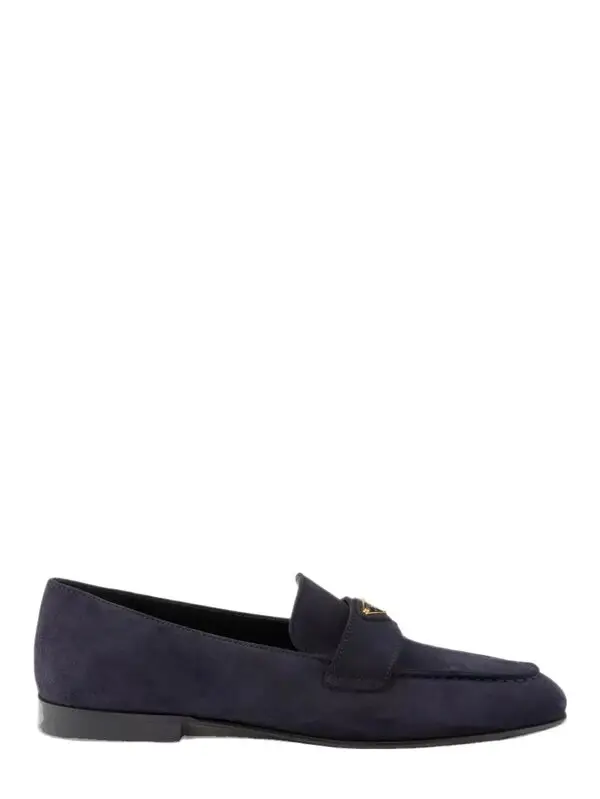 Prada Suede Loafers - Blue