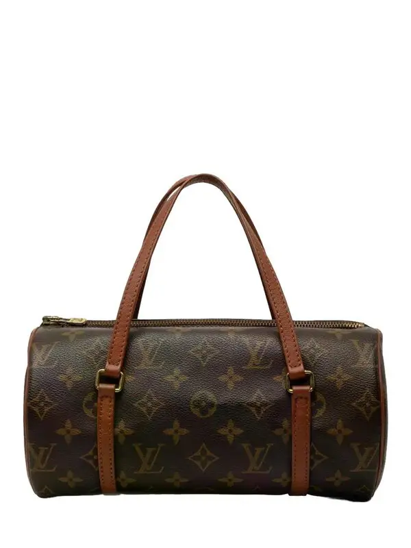 LOUIS VUITTON 1990 Monogram Papillon 26 Handbag - Brown