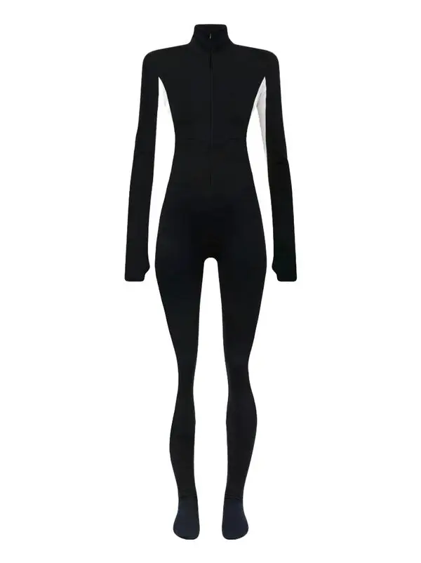Dsquared2 Skiers Jersey Panelled High-neck Jumpsuit - Black